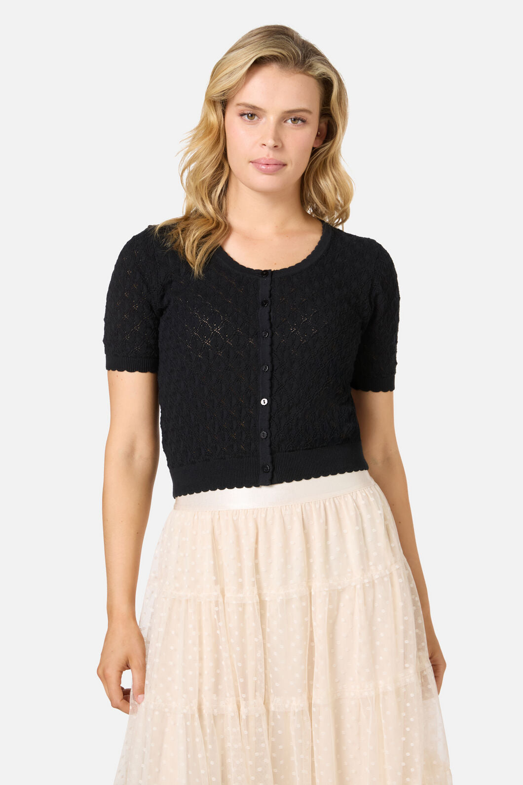 Lacey Short Sleeve Cardigan – Princess Highway