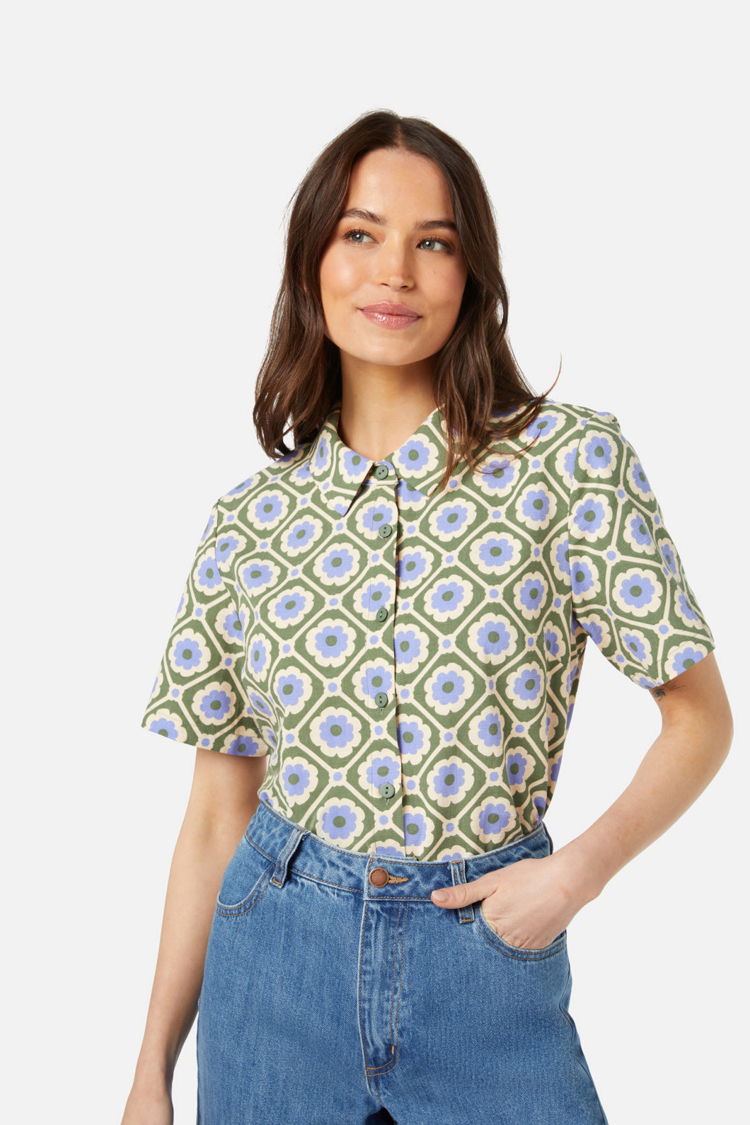 Flower Tile Shirt – Princess Highway