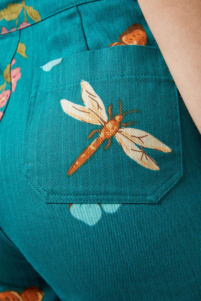 Serena Flora Overalls – Princess Highway